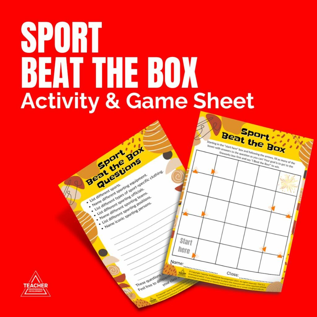 Sport Beat the Box - Teaching Resources