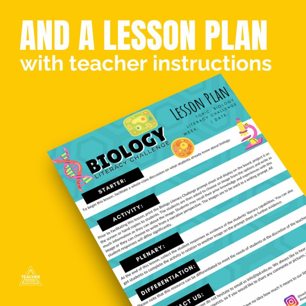 Biology Literacy Challenge - Teaching Resources