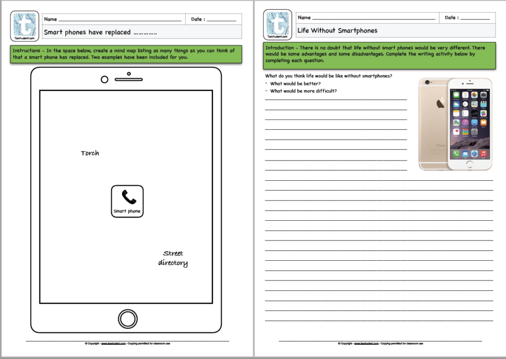 Design & Technology Lessons - Set 2 "Phone App Design" - Teaching Resources