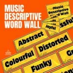Visual Design Descriptive Word Wall - Teaching Resource