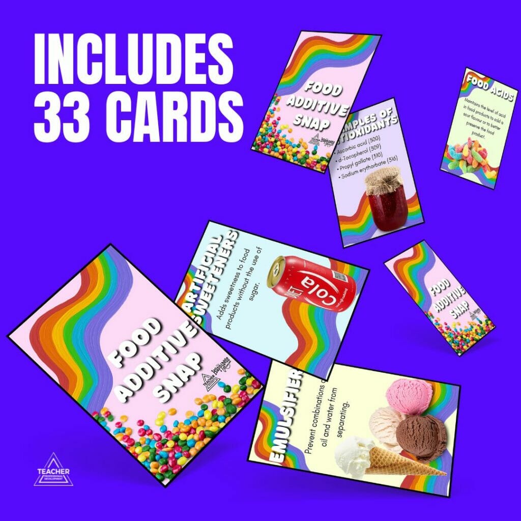 Food Additive Snap - Teaching Resources