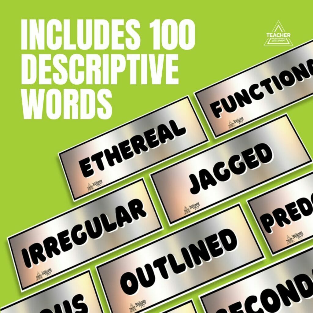 Metalwork Descriptive Word Wall - Teaching Resource