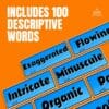 Woodwork Descriptive Word Wall - Teaching Resource