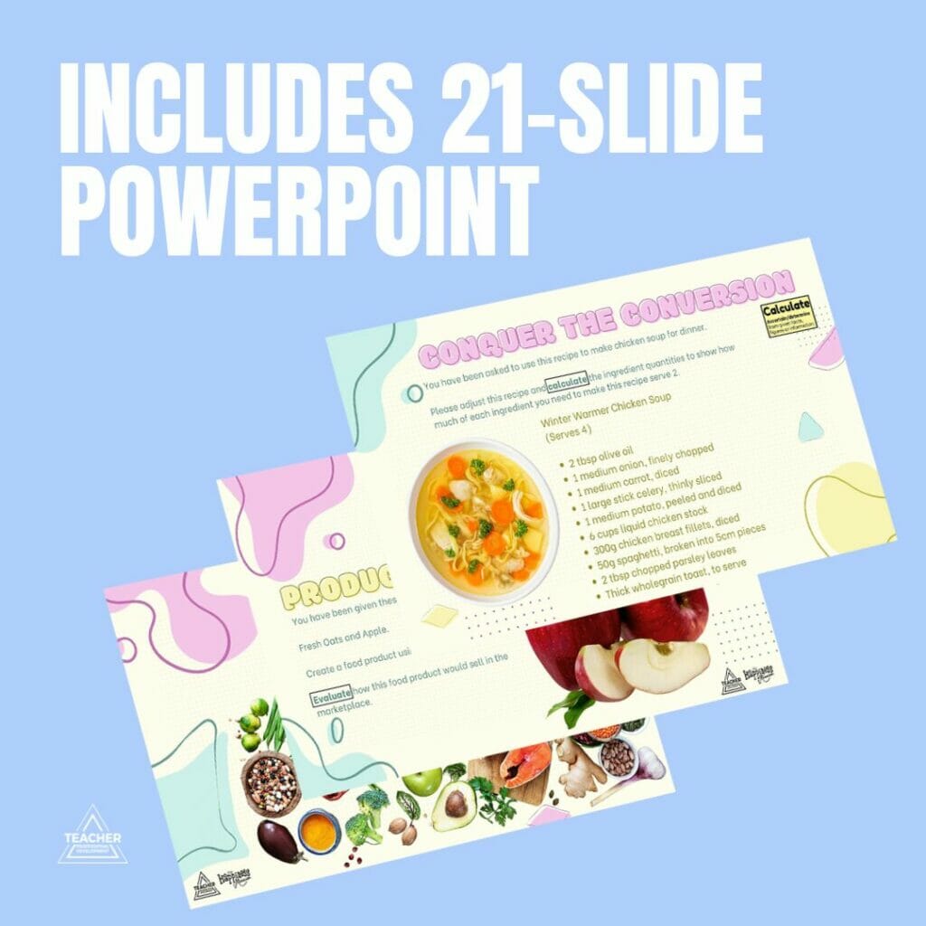 Food Technology Lesson Prompts Successful Starters - Resources