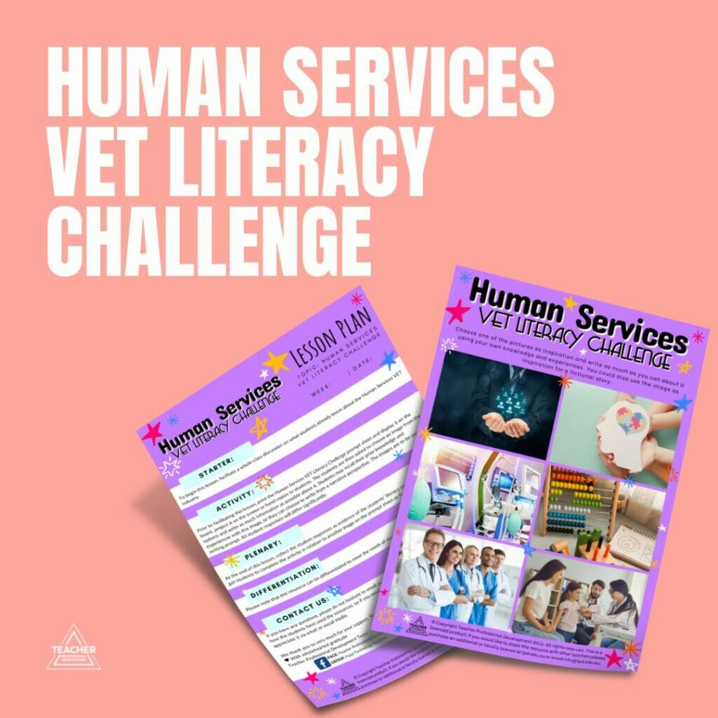 Human Services VET Literacy Challenge - Teaching Resource