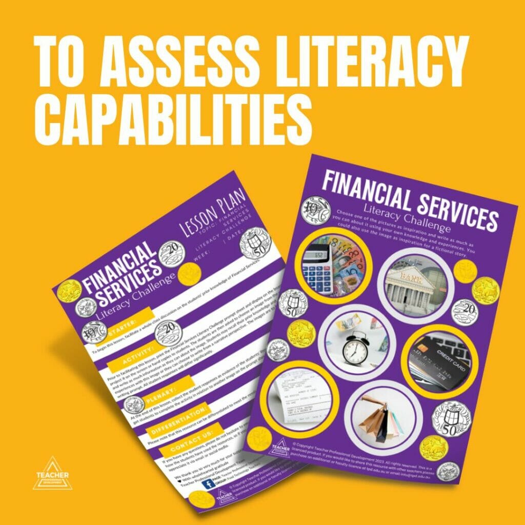 Financial Services VET Literacy Challenge - Teaching Resource