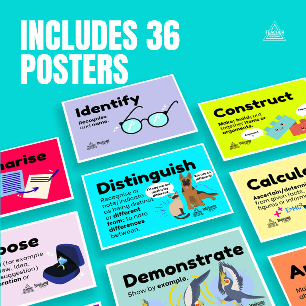 Key Terms Posters Teaching Resource