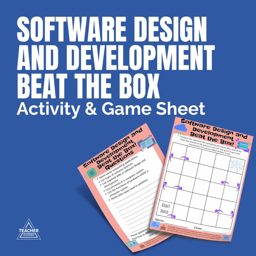 Software Design and Development Beat the Box - Teaching Resources