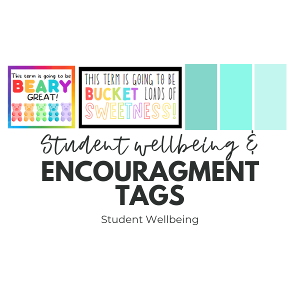 Student Wellbeing and Encouragement Tags - Teacher Professional Development