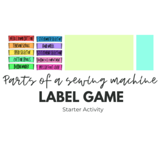 Parts of a sewing machine label game - Teacher Professional Development