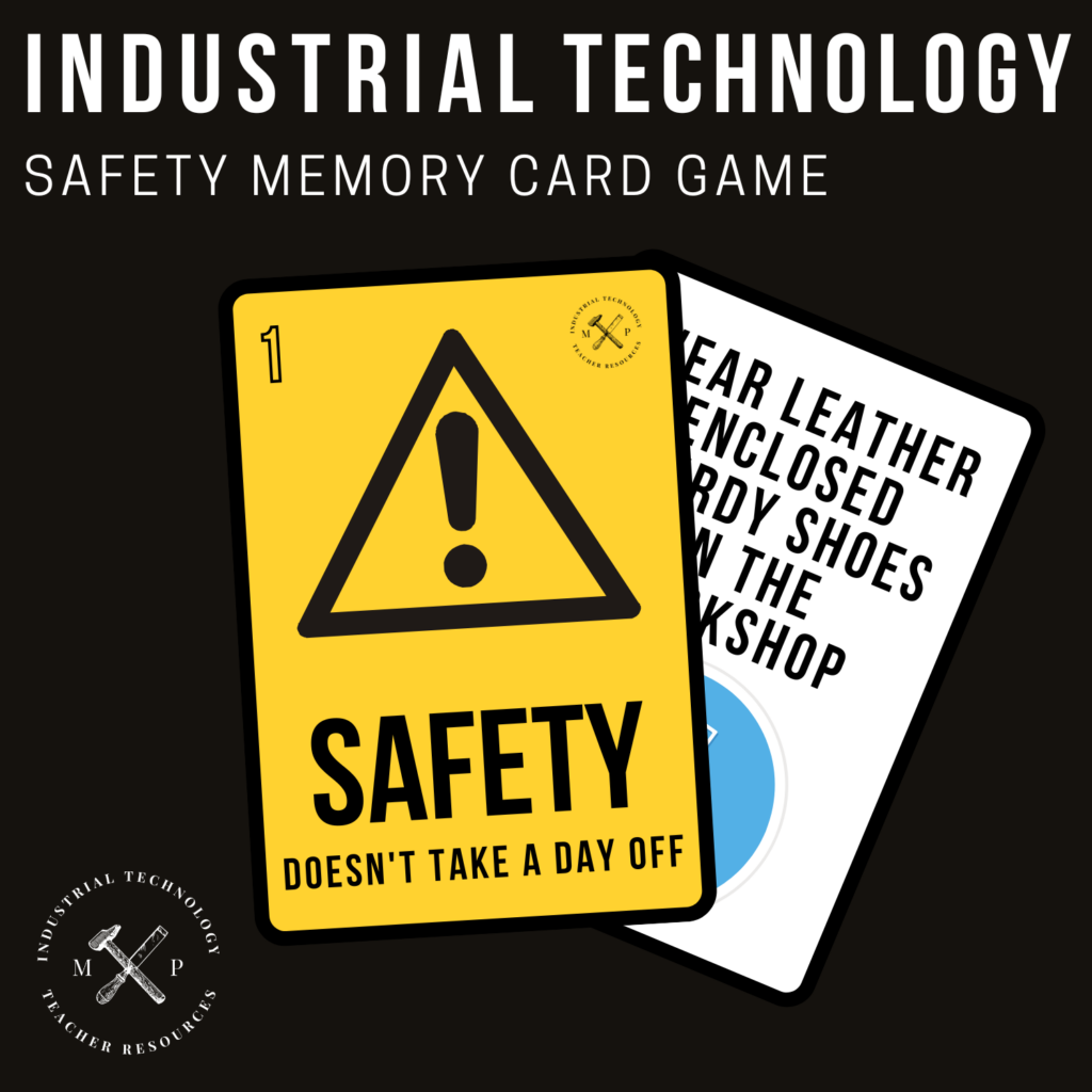 Industrial Technology WHS (Warning sign) Memory Card Game - Teacher ...