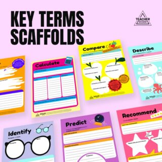 Key Terms Scaffold Teaching Resource