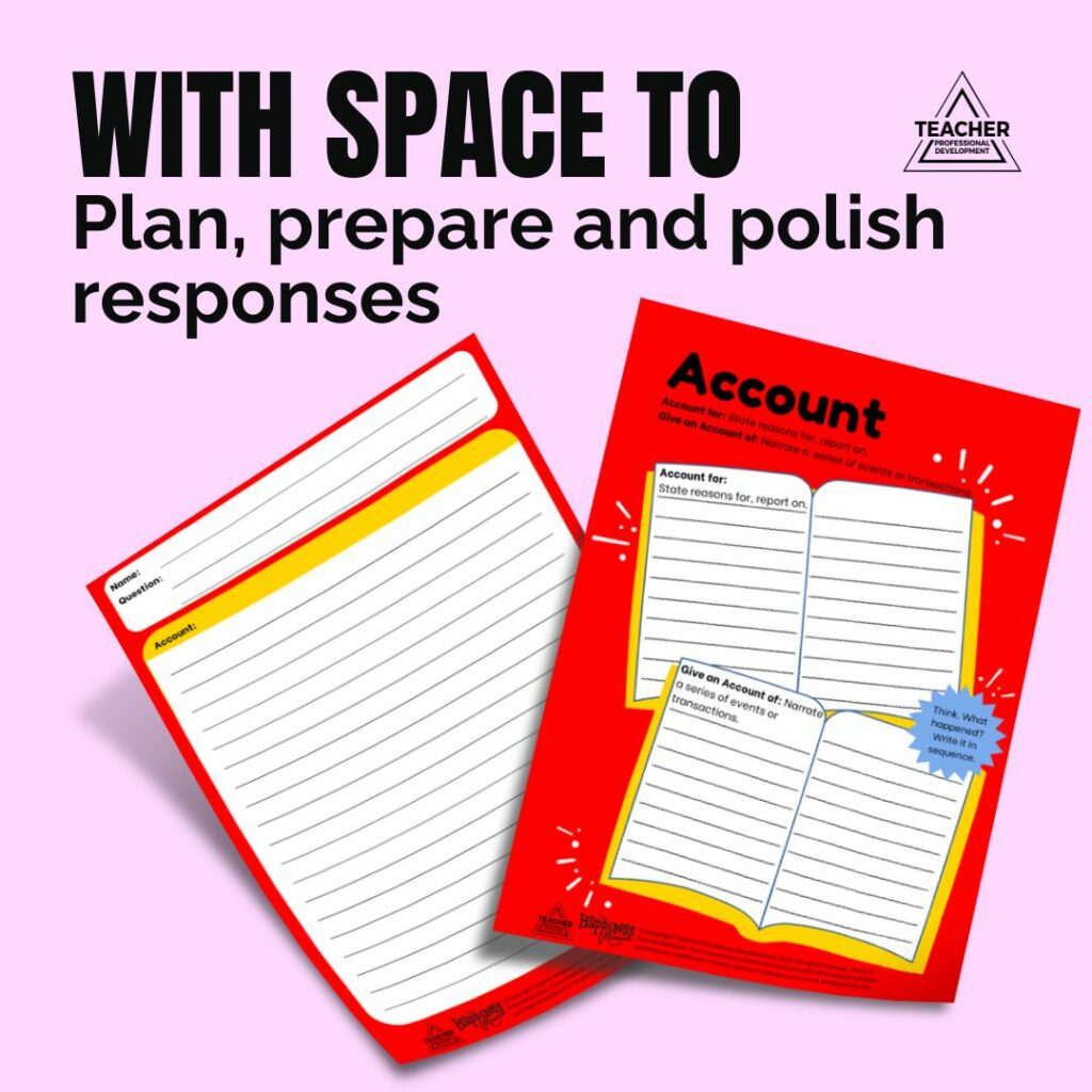 Key Terms Scaffold Teaching Resource