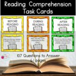 Reading Comprehension Task Cards Reading Comprehension Task Cards ...