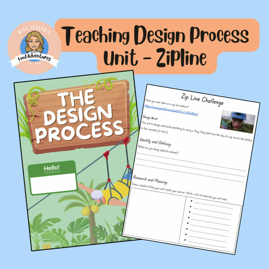 Teaching Design Process Unit - Zip Line - Teacher Professional Development
