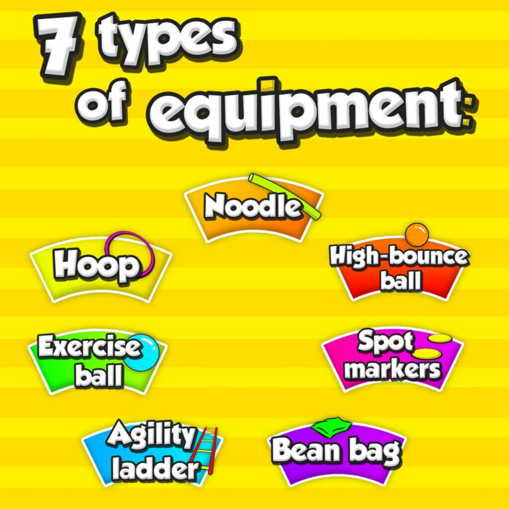 Individual PE equipment challenges - Task cards for sport skill ...