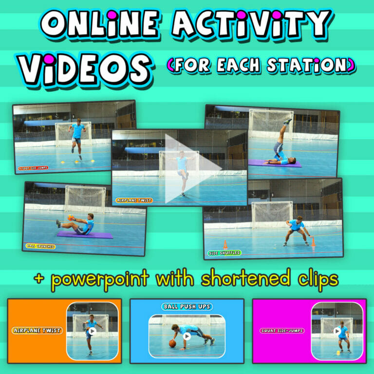 Fitness Circuit Station cards - Volume 2: 36 more PE activities for ...