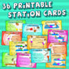 Fitness Circuit Station cards - Volume 2: 36 more PE activities for ...