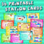 Fitness Circuit Station cards - Volume 2: 36 more PE activities for ...