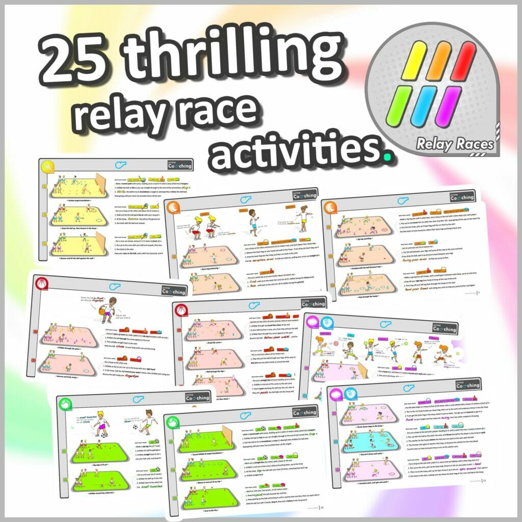 Relay Race Physical Education activities - PE games (grades K-3 ...