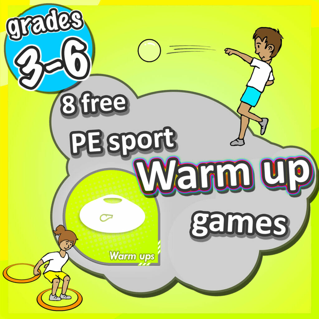 8 FREE PE Sport LESSON Warm Up Games - Grades 3-6 - Teacher ...