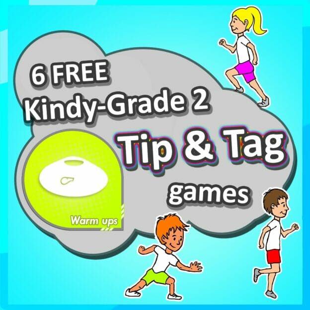 6 FREE Kindergarten - Grade 2 PE Sport lesson Tip & Tag Games - Teacher ...