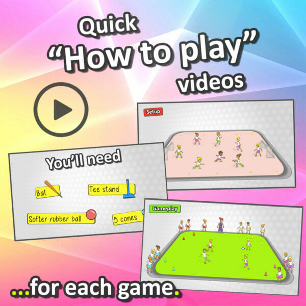 PE Team Games - 21 Physical education sport activities (for grades 3-6 ...