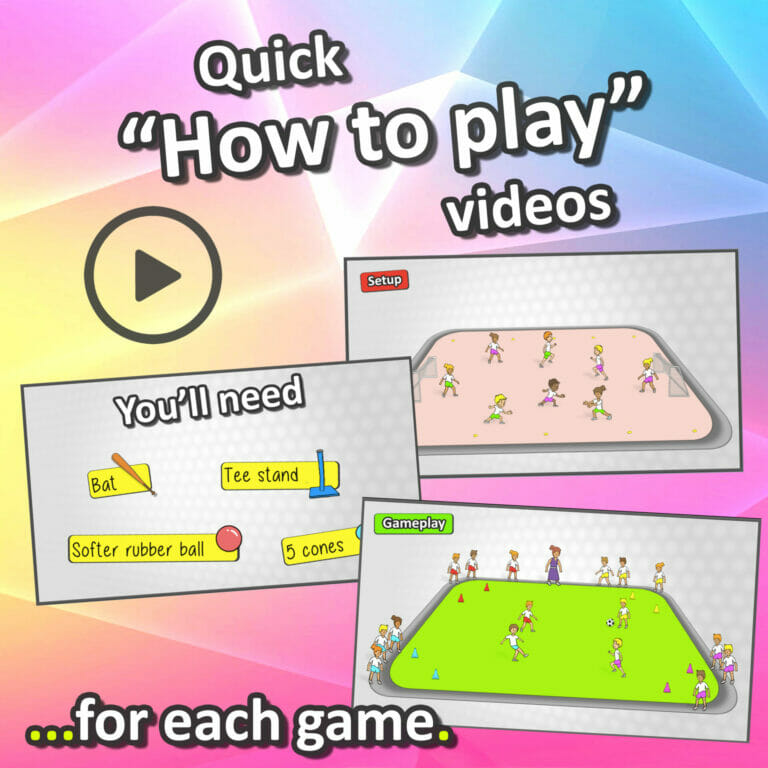 PE Team Games - 21 Physical education sport activities (for grades 3-6 ...