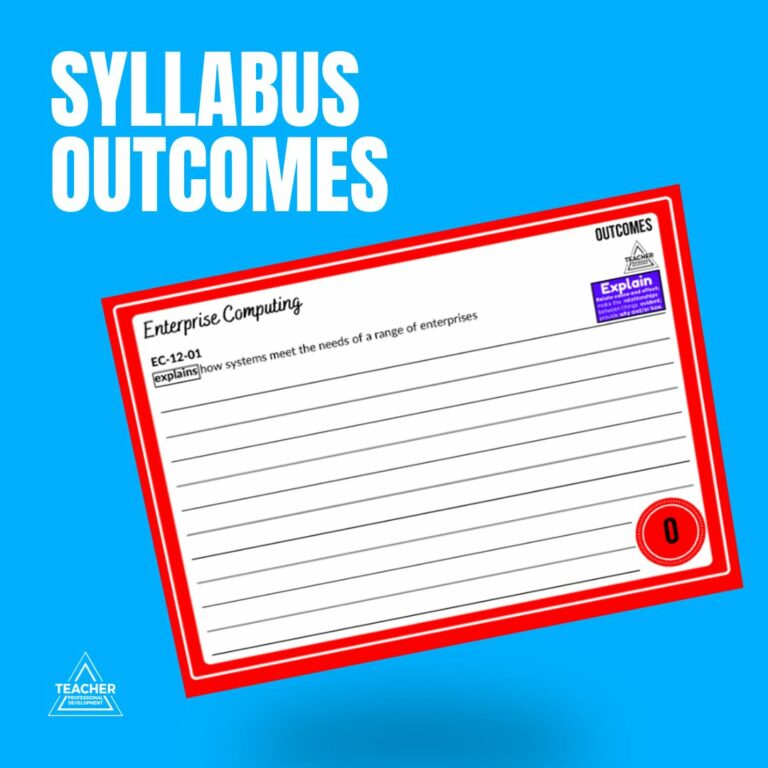 HSC Enterprise Computing Study Templates 2022 Syllabus - Teaching Resource