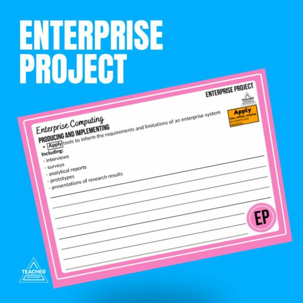 HSC Enterprise Computing Study Templates 2022 Syllabus - Teaching Resource