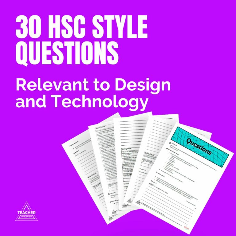 HSC Design and Technology Homework Book