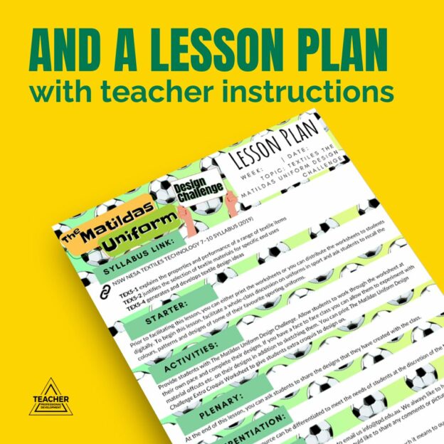 The Matilda’s Uniform Design Challenge- Teaching Resource