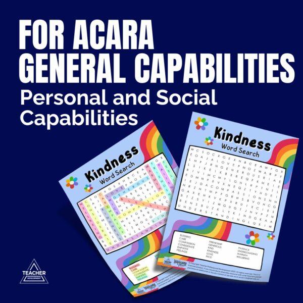 Word Search Kindness - Teaching Resource