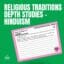 HSC Studies of Religion II Study Templates - Teaching Resource