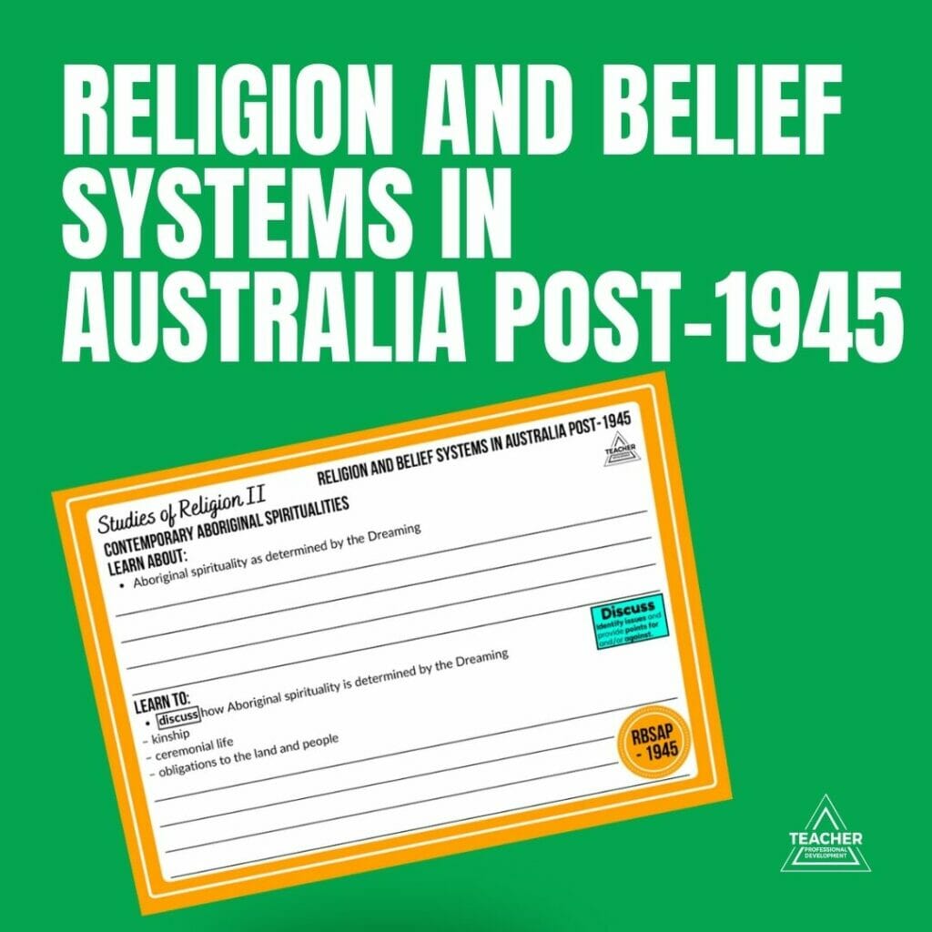 HSC Studies of Religion II Study Templates - Teaching Resource