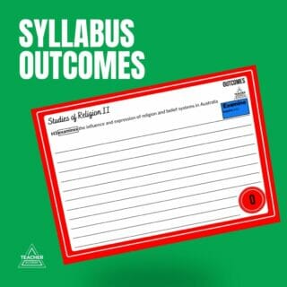 HSC Studies of Religion II Study Templates - Teaching Resource