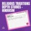HSC Studies of Religion I Study Templates - Teaching Resource