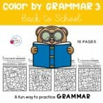 Color by Number Grammar Worksheets - Teacher Professional Development