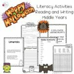 Halloween Literacy Activities: Reading and Writing Worksheets - Teacher ...