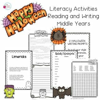 Halloween Literacy Activities: Reading and Writing Worksheets - Teacher ...