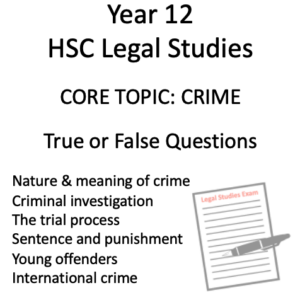Legal Studies Teacher Resource