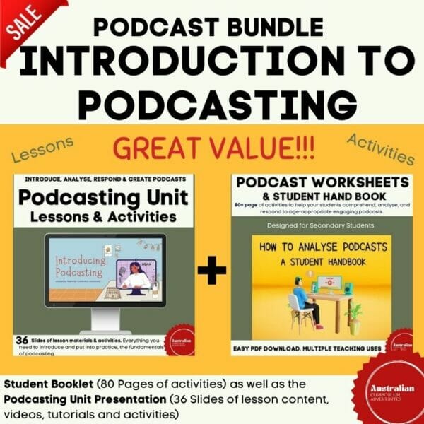 Introduction to Podcasting Bundle - Lessons, Activities, Student ...