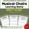 Musical Chairs Learning Game - All Subjects - Teacher Professional ...