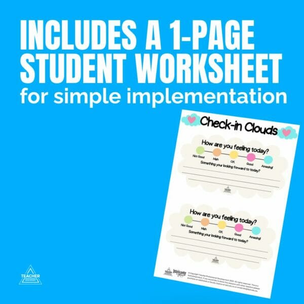 Mental Health Check-in Clouds - Teaching Resources