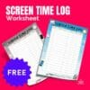 Free Screen Time Log - Teaching Resources