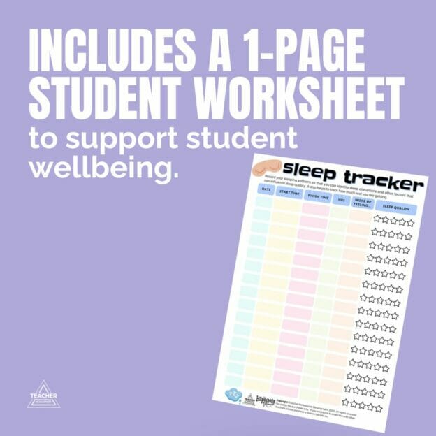 Free Sleep Tracker - Teaching Resources