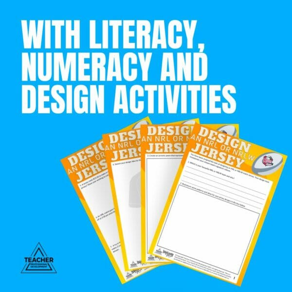 Design an NRL or NRLW Jersey- Teaching Resource