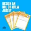 Design an NRL or NRLW Jersey- Teaching Resource