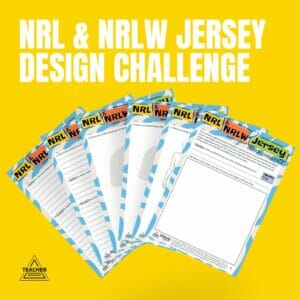 NRL & NRLW Jersey Design Challenge - Teaching Resource