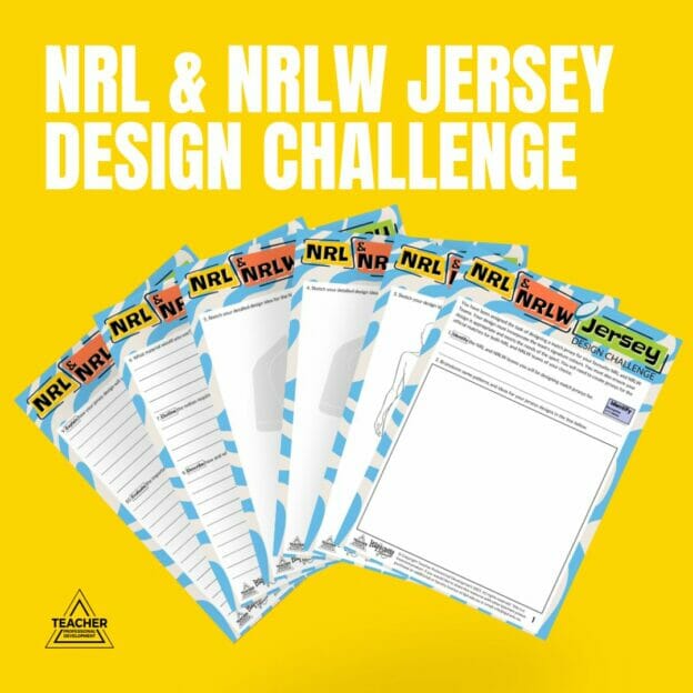 NRL & NRLW Jersey Design Challenge - Teaching Resource